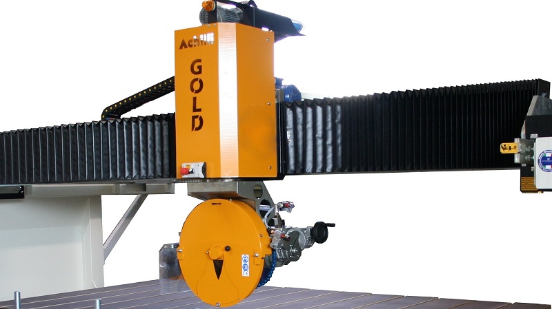 Monoblock bridge saw GOLD for stone slabs cutting