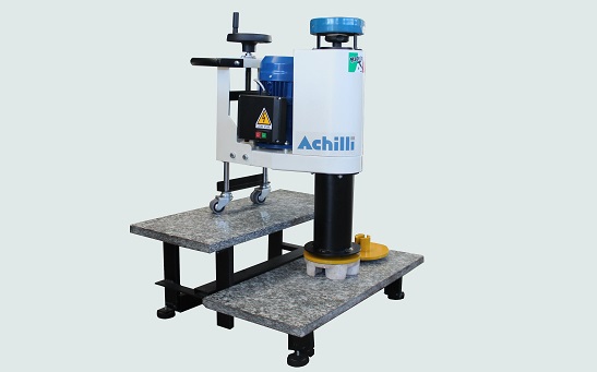 Step grinding and polishing machine for stone, marble and granite